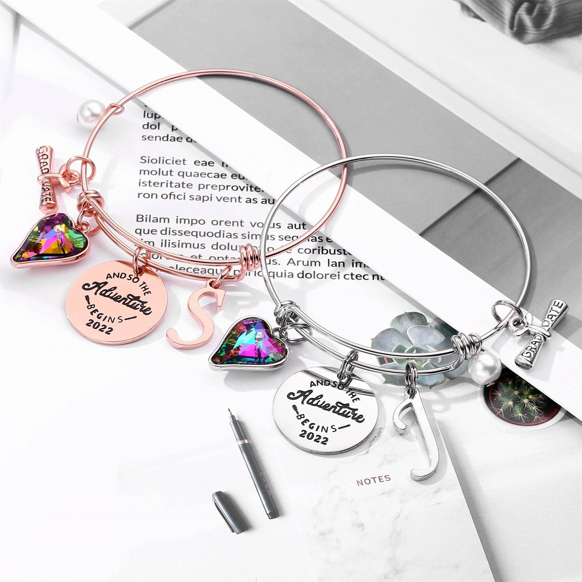 Buy AUNOOL Graduation Gifts for Her Class of 2022 Inspirational Crystal ...