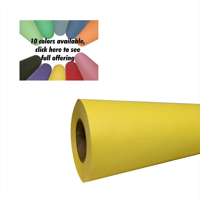 Oren International Yellow Kraft Paper Roll | 24" x 200’ (2,400”) | Best ...