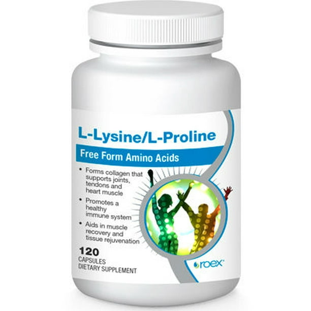 L Lysine L Proline 120 Caps By Roex