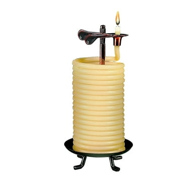 Candle By The Hour 20625B 40 Hour Coil Candle With Hurricane Lamp ...