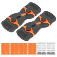 Skrapr Multi-Use Safe Cleaning Tools Set of Small and Large Black ...