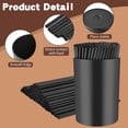 BPPEG 200 Pcs Black Coffee Stirrer and Holder Set Coffee Stir Sticks ...