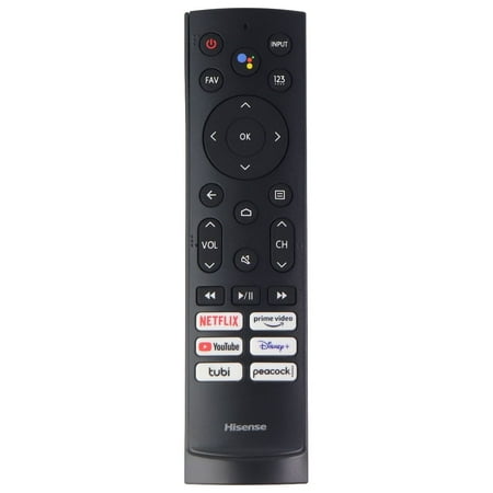 Hisense Remote Control (ERF3A90) with Netflix/Prime/YouTube/Peacock ...