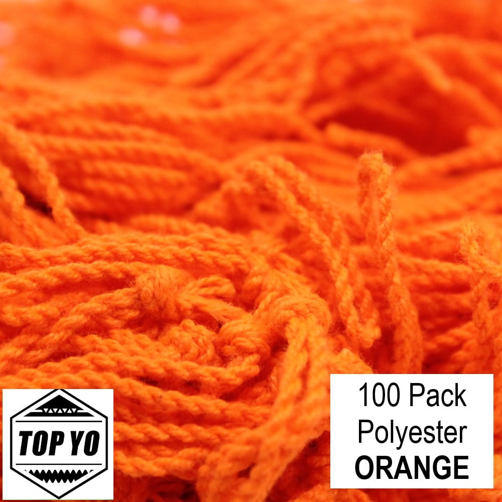 TOP YO String Yo-Yo String - 100 Pack Polyester YoYo String (Orange ...