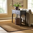 Round Chunky Straight Rattan Basket Dark Brown - Walmart.com