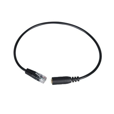 Headset Adapter Converter 3.5mm Headset to RJ9 Adapter Cable for Office ...
