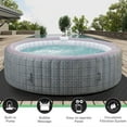 82'' Inflatable Hot Tub, Portable Hot Tub for Home Spa, Outdoor Round ...