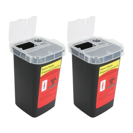 Blade Disposal Case, Openable Cover Blade Disposal Container For Shop ...
