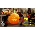ANIMAT3D Inflatable Jabberin' Jack Projection Halloween Pumpkin with ...