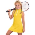 CAIXIA Sleeveless Girls Athletic Dress Kids Tennis Dress Stand-Up ...