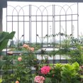 2 Pack 71" x 17.7" Metal Garden Trellis Rustproof Powder Coated Iron ...
