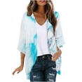 Brqkzdu Kimono Cardigans for Women Puff Sleeve Open Front Trendy ...