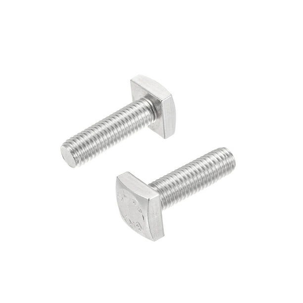 Square Head Bolt, 2 Pack M6x20mm 304 Stainless Steel Grade C Square ...