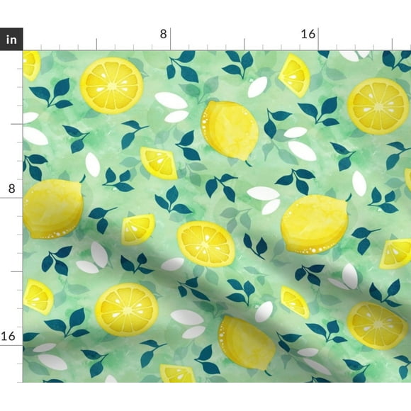 Lemon Print Fabric