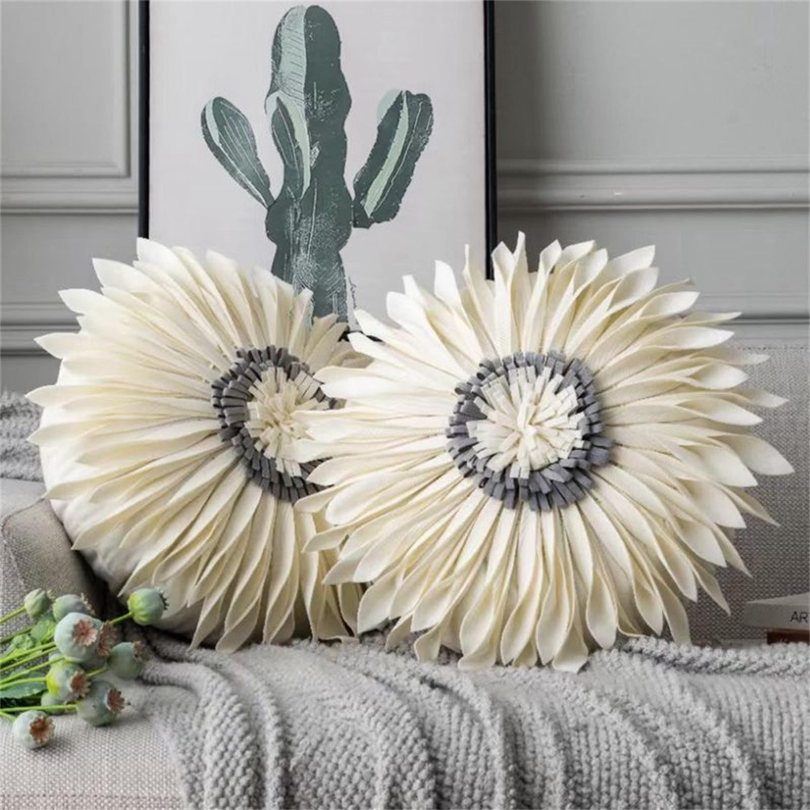 Click here for Huarll Clearance! Flower Decorative Pillow 3d Flow... prices