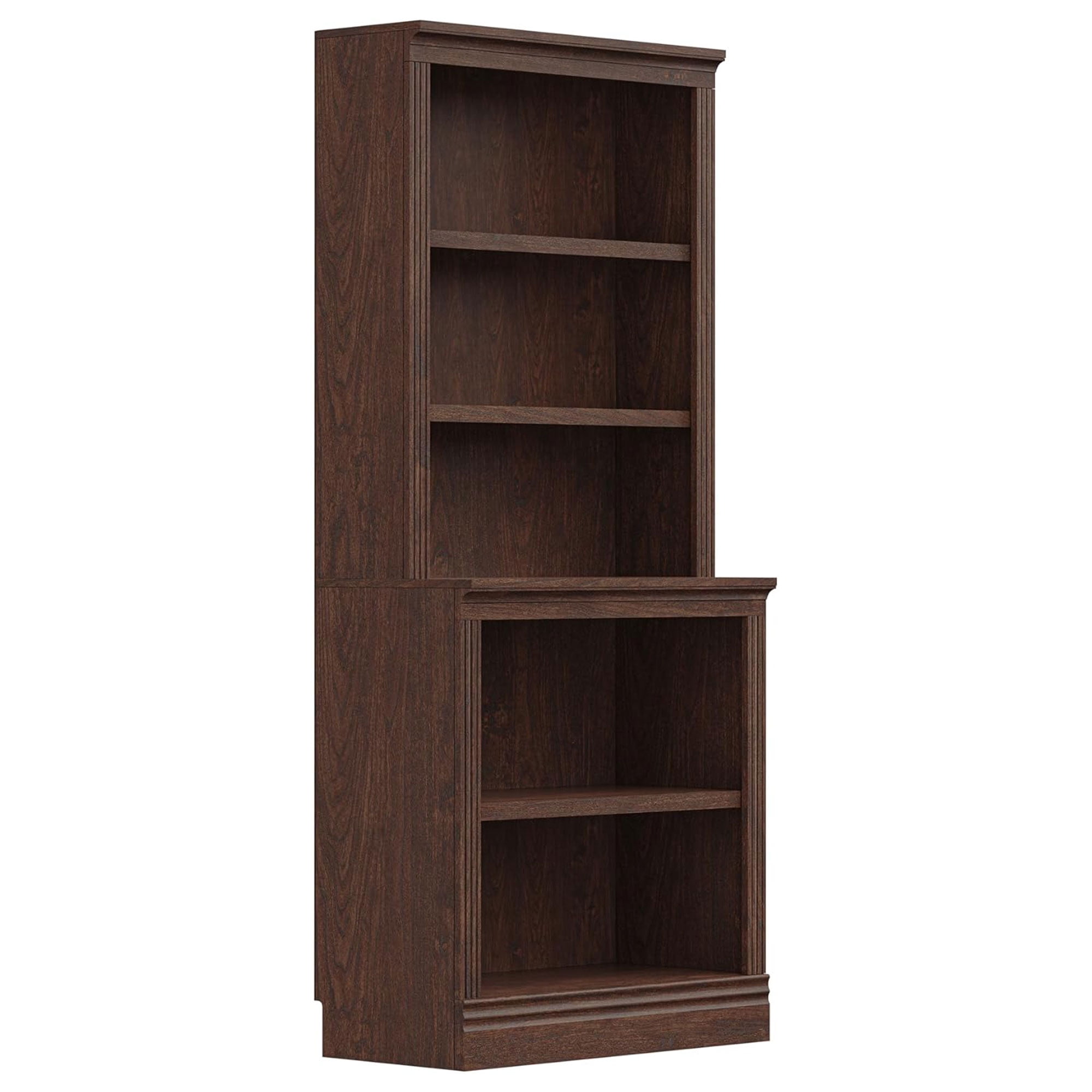 VAUXHILL & CO. Halston Multi-Depth Bookcase, Adjustable Storage ...