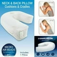 U-Shape Side Sleeper Pro Neck & Back Pillow with Ear Hole for Shoulder ...
