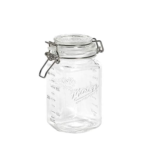 Mason Craft & More Airtight Kitchen Food Storage Clear Gla Mason Craft ...