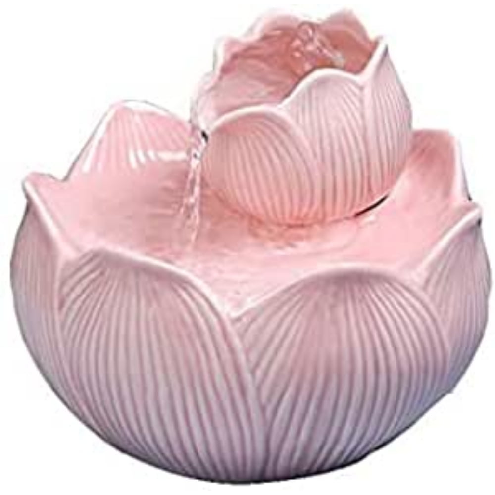 Dsseng Pet Water Fountain, Ceramic Pet Drinking Fountain Dispenser with ...