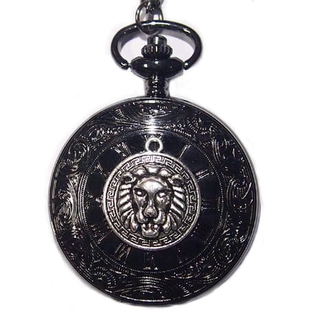 Lion Pocket Watch Steampunk Lion Head Animal Biker Pocket Watch ...