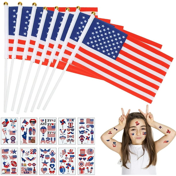 Small American Flag Stick