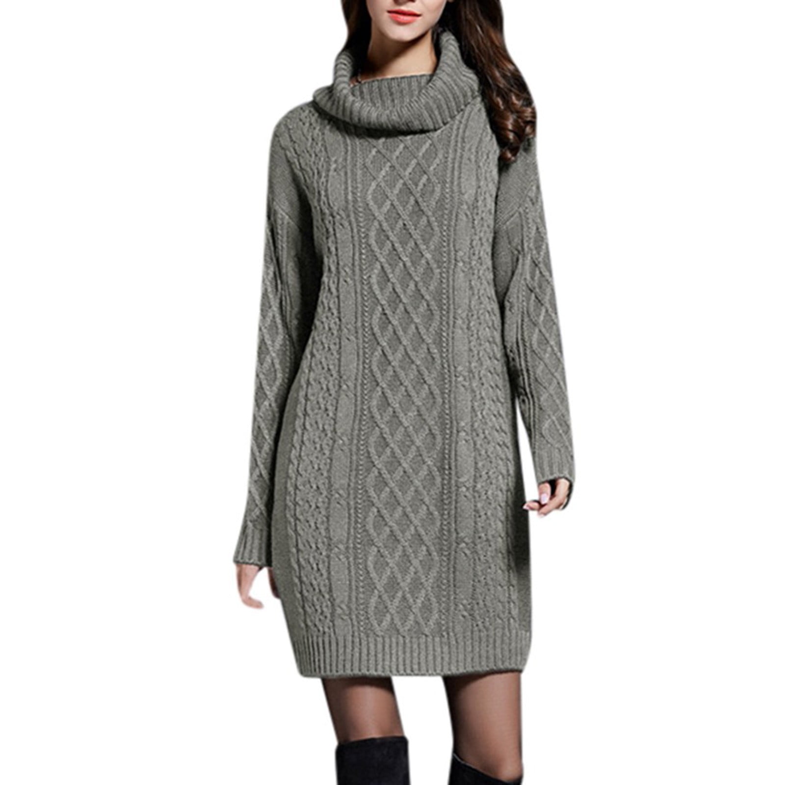 Click here for Cfhntfmh Sweater Dresses For Women Winter Warm Lon... prices