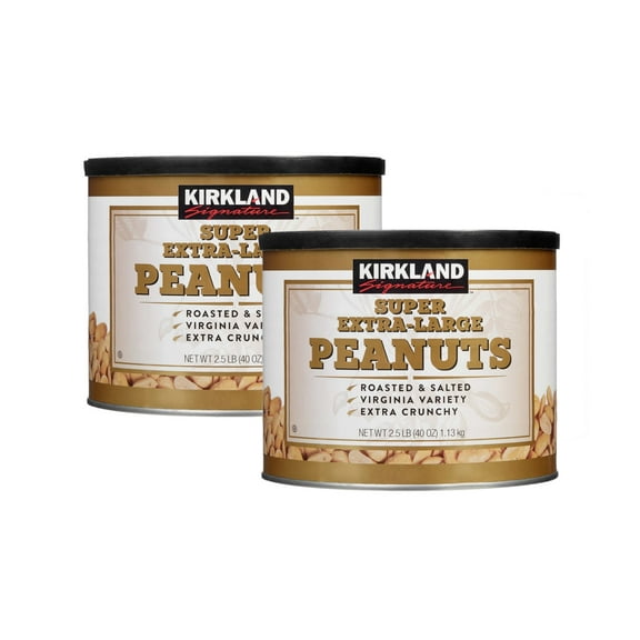 Assortit Kirkland Signature Super Extra-Large Peanuts, Crunchy, 2.5 lbs ...