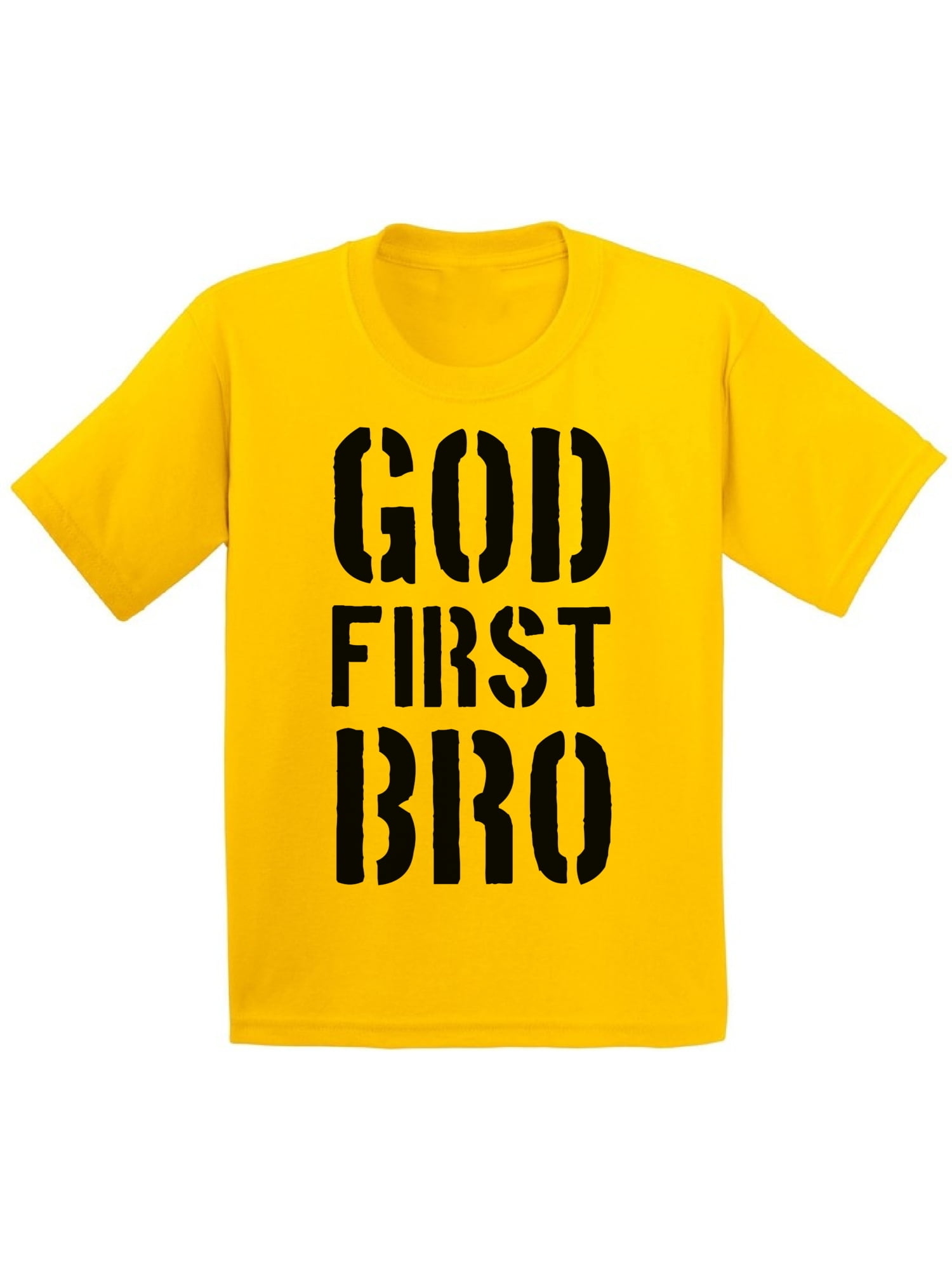 Awkward Styles God First Bro Youth T Shirt Christian T Shirt for Boys ...