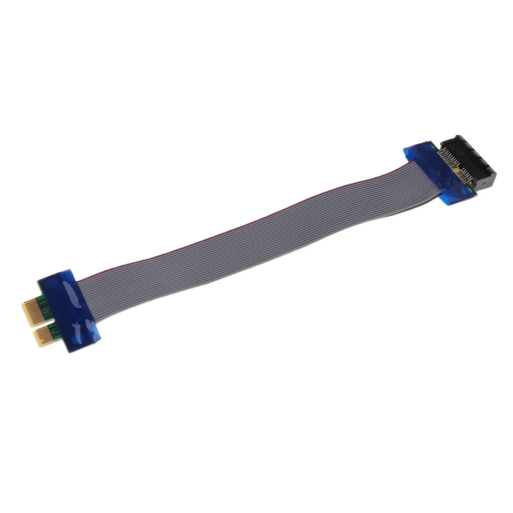 -E 1X Riser Card Extender Ribbon Cable Flexible - Walmart.com