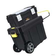 4 Tier Stackable Rolling Tool Box with Wheels, Modular Organizer ...