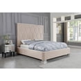 Best Quality Furniture - Panel Bed, Heigh HB w/Nailhead Design ...
