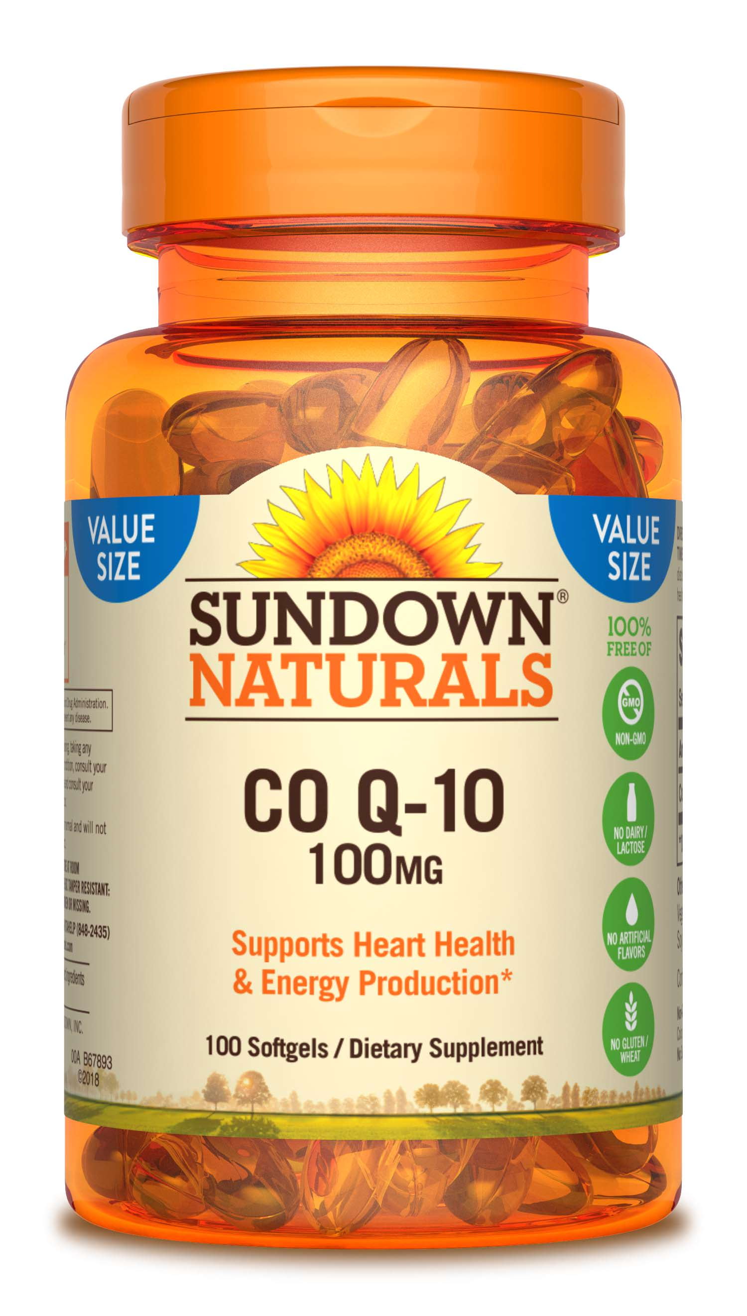 Sundown Naturals Co Q-10 Softgels, 100 Mg, 100 Ct – BrickSeek