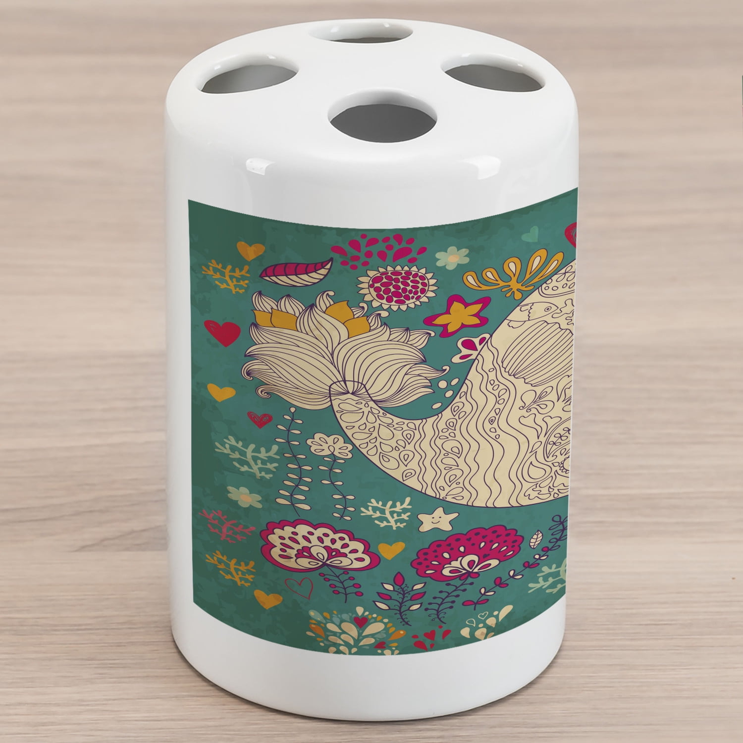 Whale Ceramic Toothbrush Holder, Happy Giant Sea Ocean Creature Whale ...