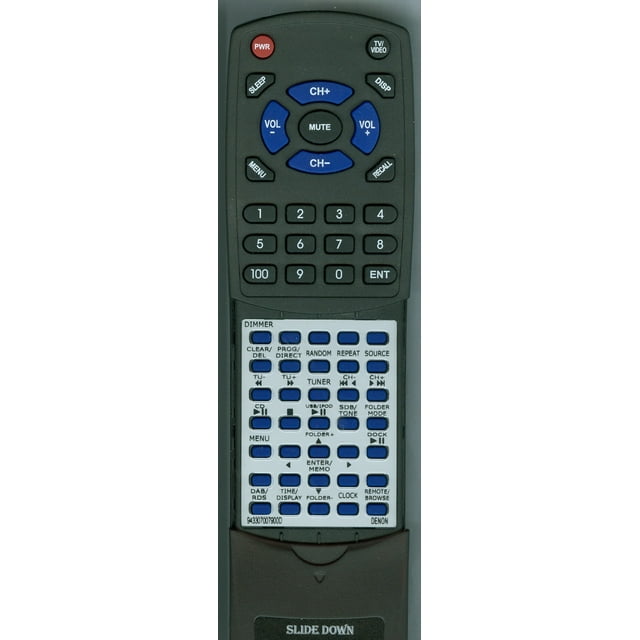 Replacement Remote for DENON 943307007900D, RT943307007900D, RC1127 ...