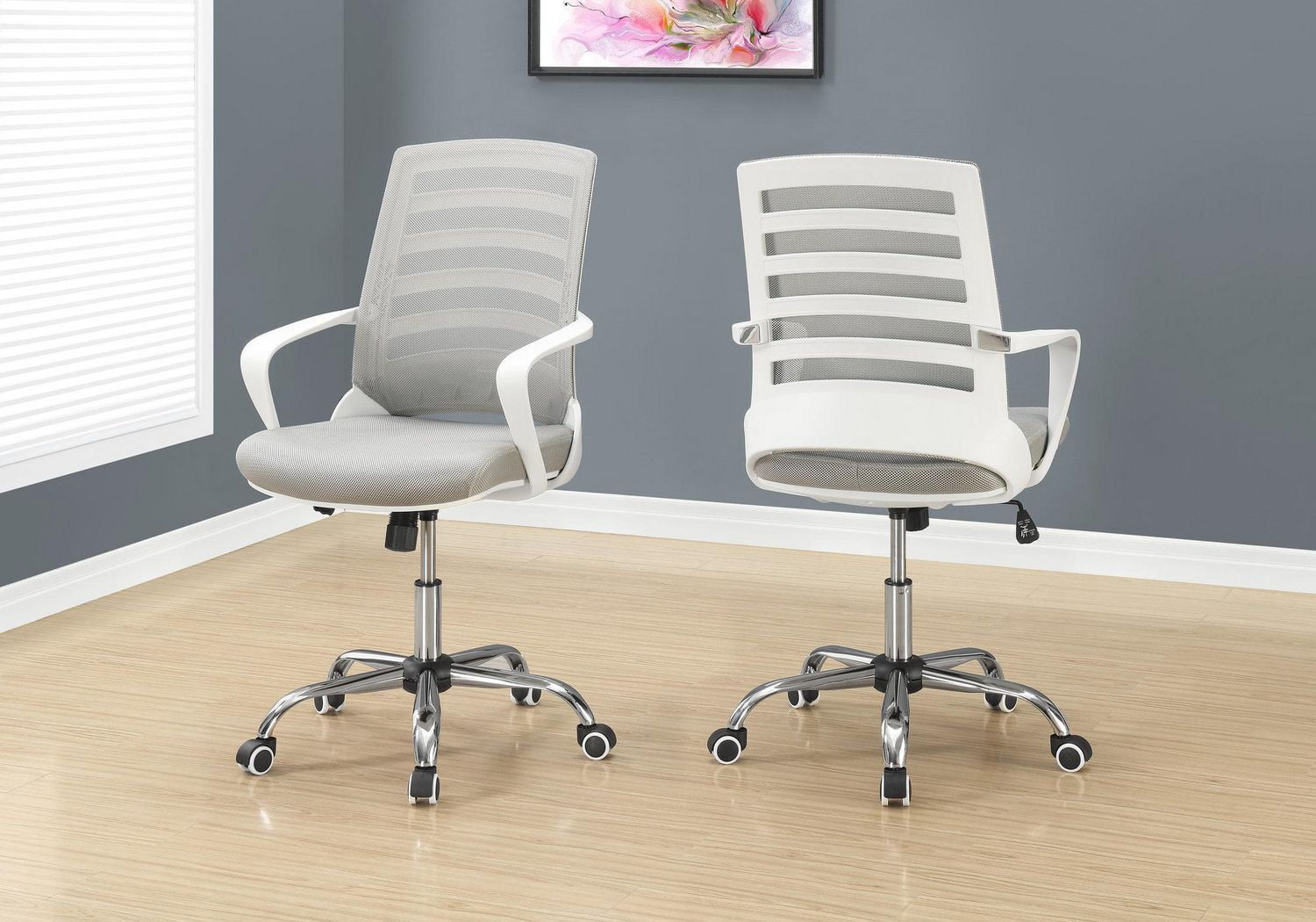 Monarch Specialties Office Chair, Adjustable Height, Swivel, Ergonomic ...