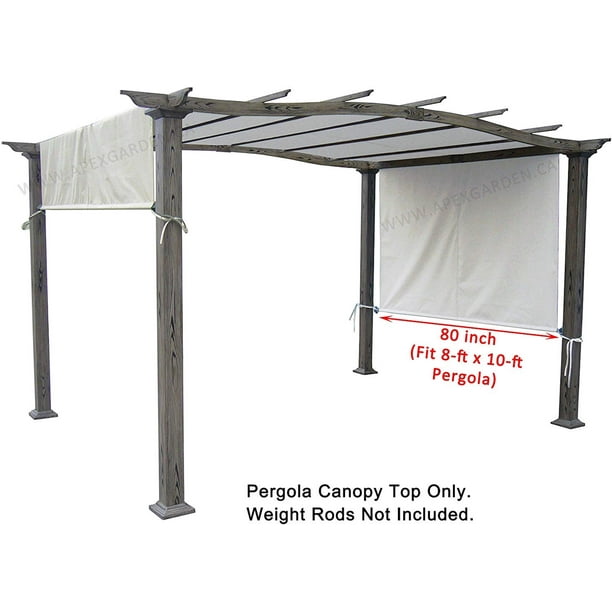 APEX GARDEN Replacement Pergola Canopy Top (Size: 80" x 206") - Walmart.ca