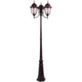 Acclaim Lighting Suffolk Outdoor Surface Mount 3 Light Post Fixture ...