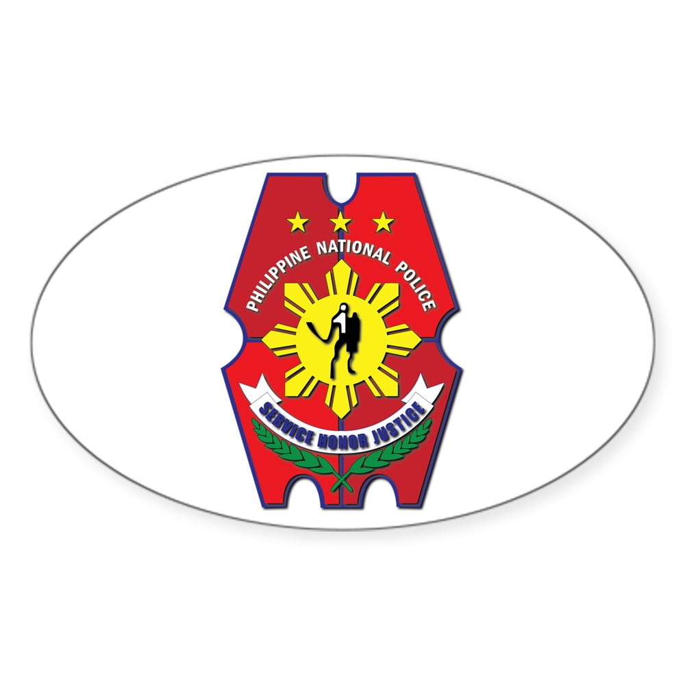 CafePress - Philippine National Police Seal - Sticker (Oval) - Walmart.com