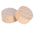 Sorven Round Wood Chips Beech Unfinished Wood Slice Craft Discs for ...