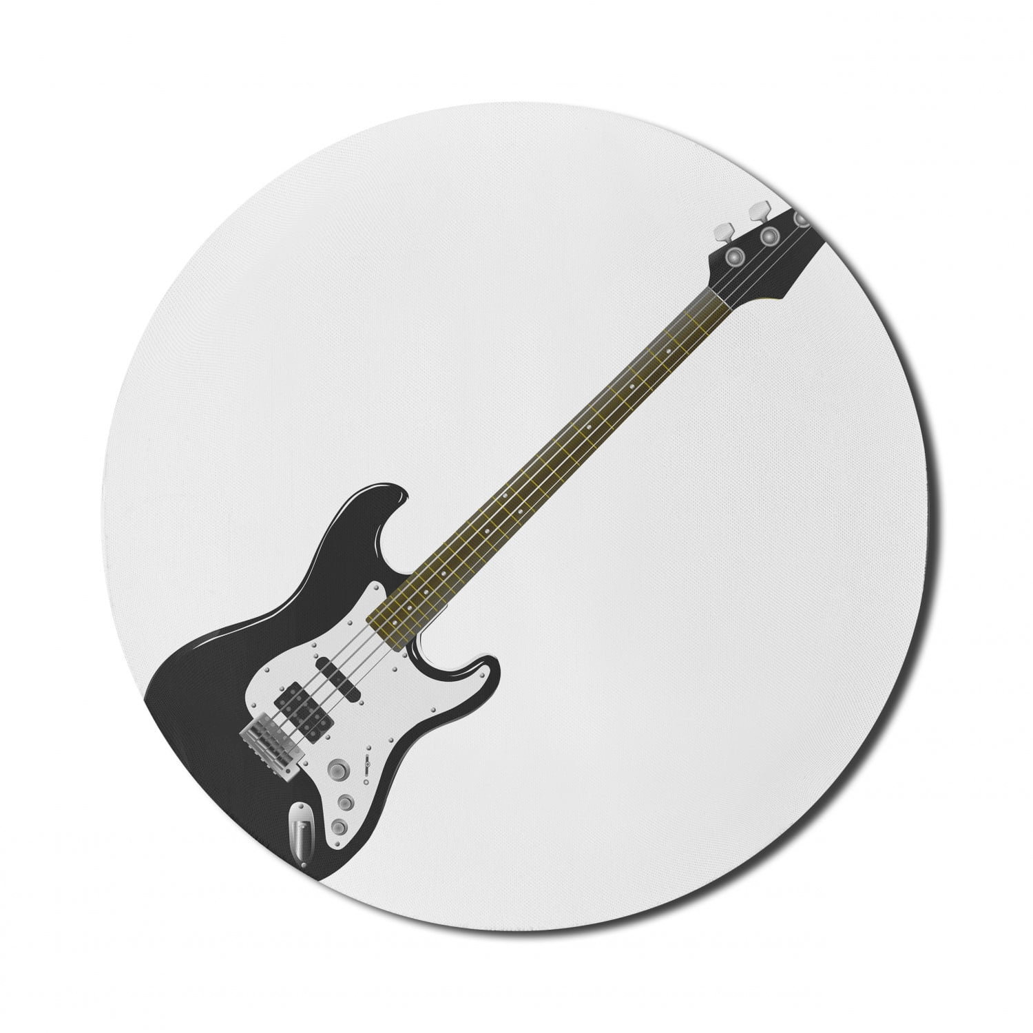 Guitar Mouse Pad for Computers, Bass 4 String Rhythm Music Rock and ...