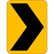 Lyle Keep Right Traffic Sign,24" x 18" R4-7-18DA - Walmart.com