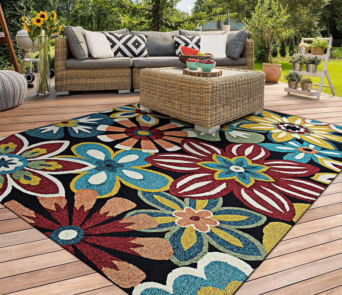 Couristan Covington 37741074 Indoor / Outdoor Area Rug - Walmart.com
