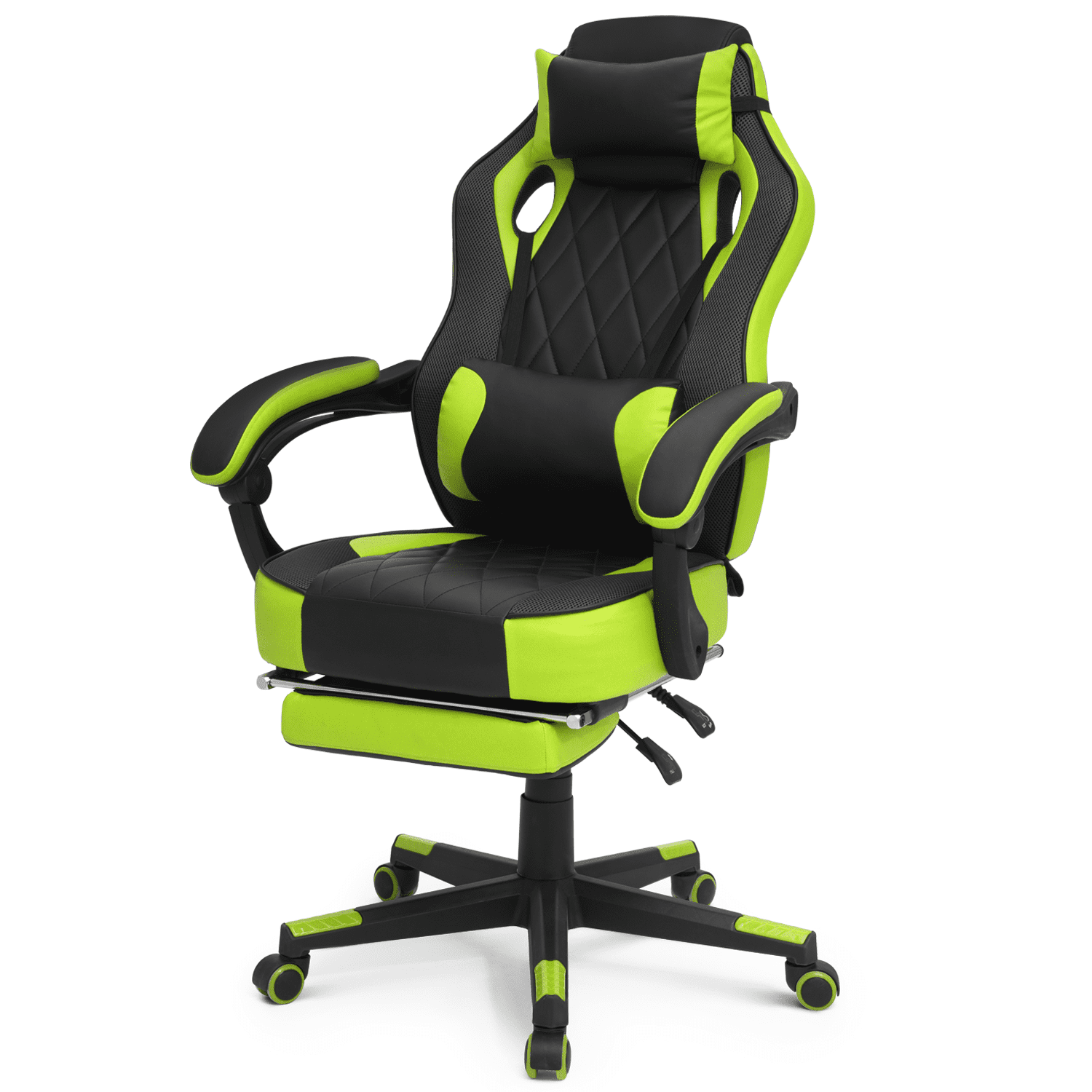 Magshion High Back Computer Gaming Chair, Adjustable Reclining Faux ...