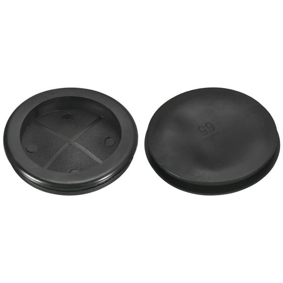 Uxcell 2Pack Silicone Rubber Grommets 1-1/4" Drill Hole, 7/8" ID Top ...