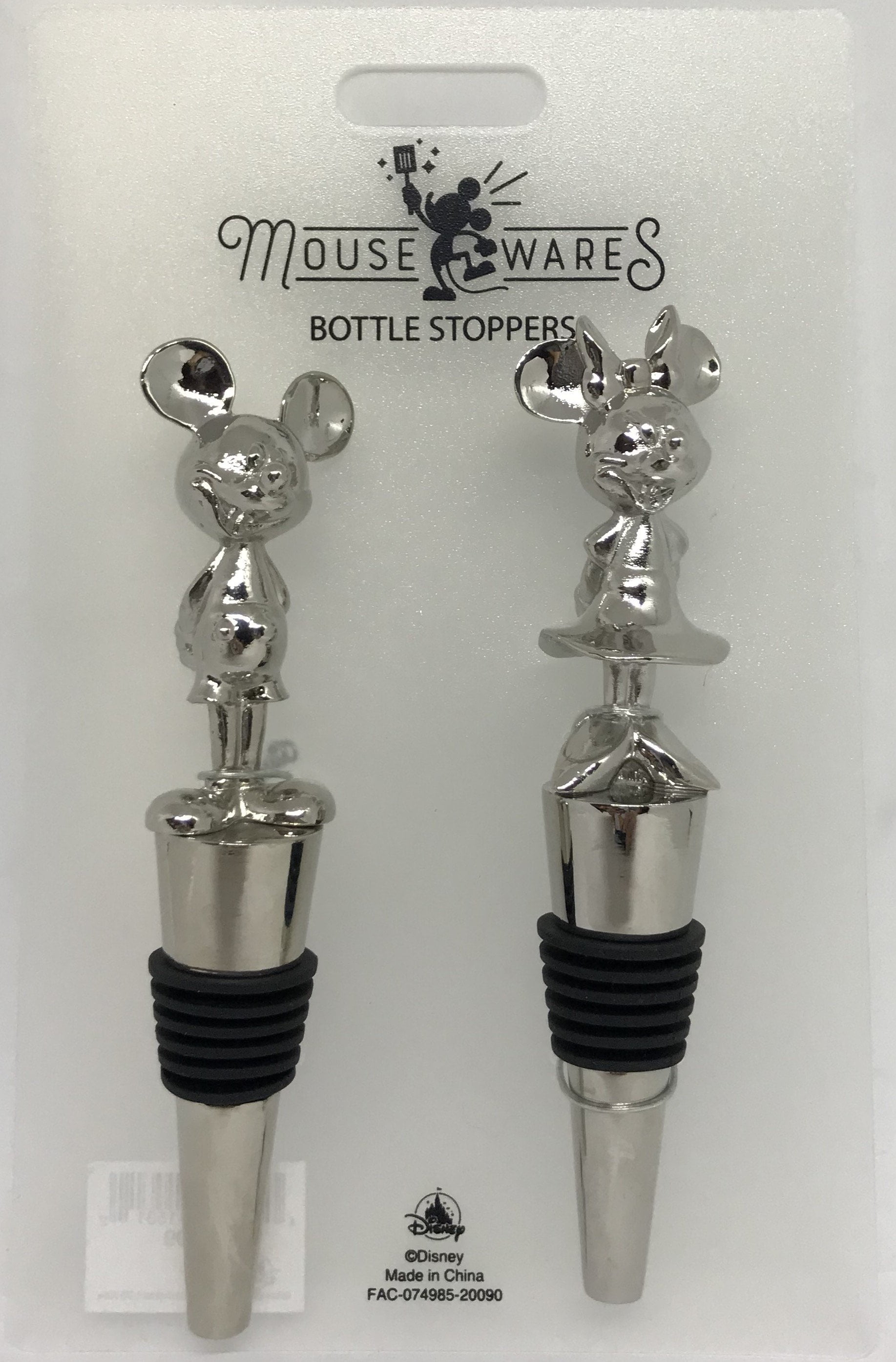 Disney Parks Mickey and Minnie Mouse Ware Bottle Stoppers Set New ...
