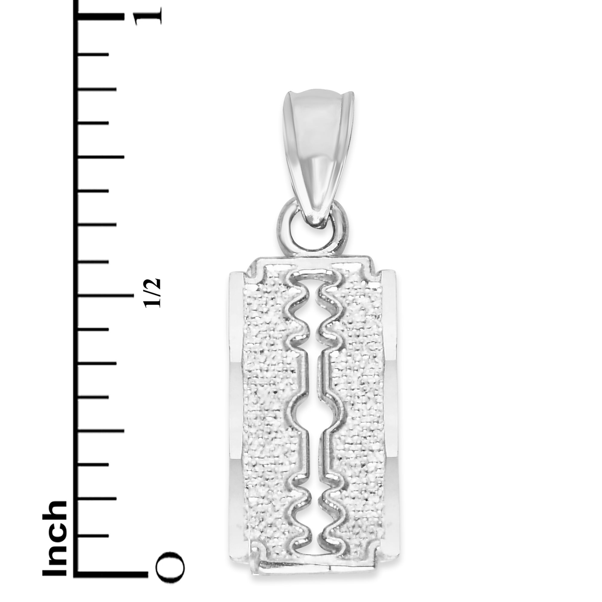 Razor Blade Heart Necklace