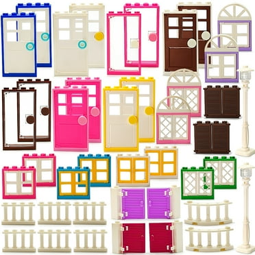 BricKunion Mini Module City Fast Food Shop Building Block Set - 188 ...