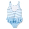 Bluey Striped Toddler One-Piece Swimsuit with Frills-Toddler 3T ...