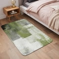 Abstract Art Front Door Mat Indoor Entrance, Gradient Sage Green ...