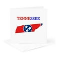 3drose, Image of Tennessee Flag in Outline of State with Name, 6 ...